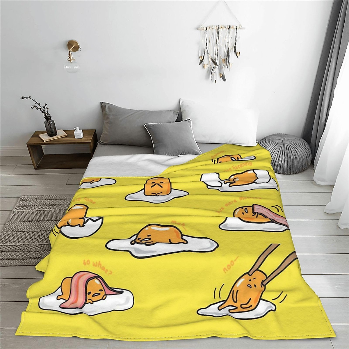 Cute Super Soft Blankets All Season Flannel Blanket for Kids Adult Sofa Bedding Living Room Car Decor Christmas Birthday Gifts (50''X40'')