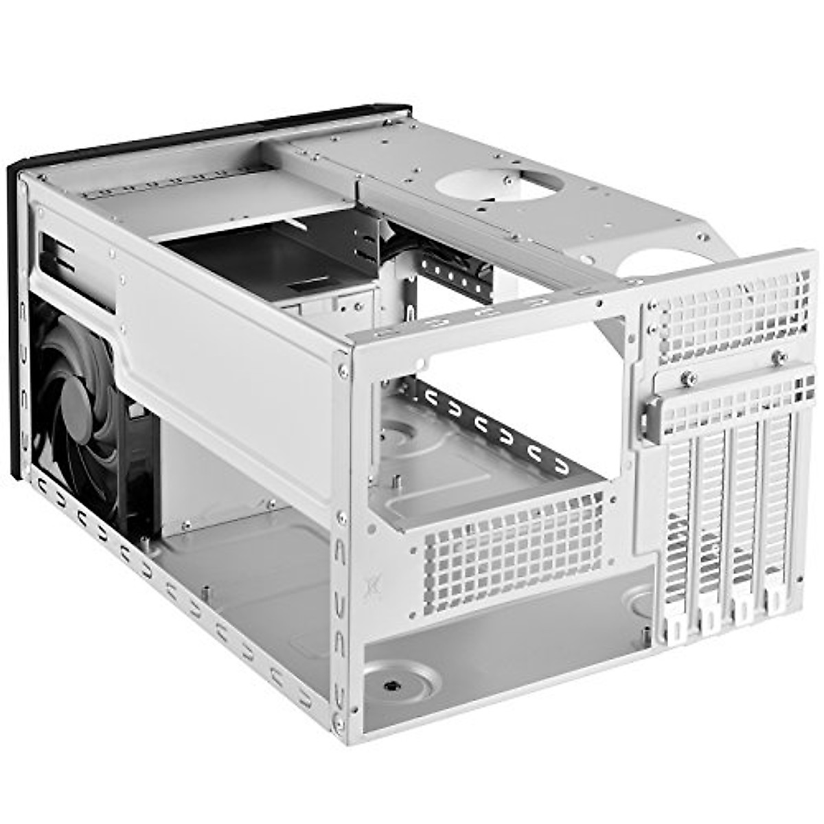 Silverstone Tek Micro-ATX, Mini-DTX, Mini-ITX Small Form Factor Computer Case, Compatible with ATX PSU Cases SG11B