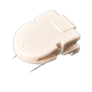 Mike Panel Cubicle Clip for Fabric Panels, Standard Size, 40-Sheet Capacity, Pack of 20, White