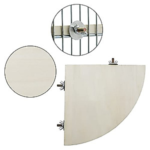 Litewoo Bird Perching Platform and Parrot Corner Perch XL