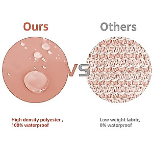 Sun Shade Sail Waterproof Sun Shade Sails Canopy Effectively 95% UV Block, Oxford Fabric, for Patio, Balconies, Lawn Garden, Party, Outdoor Activities (6.5' x 10', Rust Red)