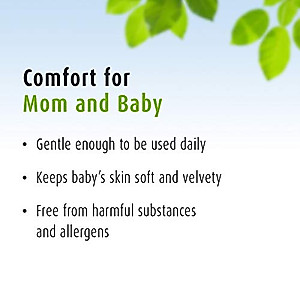 Natura House Baby Natural Gentle Moisturizing Cream - Light Scent – Baby Moisturizer with Shea Butter, Almond Oil, Palm Butter, Vitamins - Made in Italy – Hypoallergenic, Dermatologist Tested, 1.69 oz