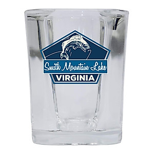 Smith Mountain Lake Virginia Square Shot Glass