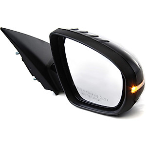 Kool Vue Driver & Passenger Side Power Heated Mirrors for Kia Optima 2012-2013 Power Fold With Signal Light Paintable USA Built Vehicle