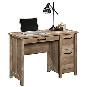 Sauder Cannery Bridge Desk, L: 43.15" x H: 19.291" x W: 29.528", Lintel Oak Finish