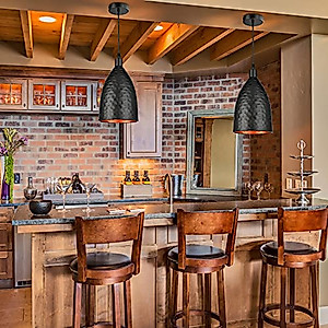 Pendant Light Black Metal Farmhouse Lighting Industrial Vintage for Kitchen Island Living Dinning Room Restaurant Cafe Bar Lighting