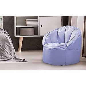 Urban Lifestyle Canvas Bean Bag Chair, Purple, Large