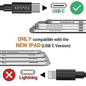 Cubilux USB C 2-Way Headphone Splitter, Type C to Dual 3.5mm Jacks Audio Sharing Adapter Compatible with New USB C iPad 10 iPad Pro, iPad Air 5/4 iPad Mini 6, Samsung S21/S20 Note 20/10, Tab S8/S7/S6