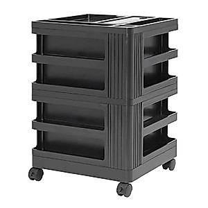 SD STUDIO DESIGNS Kubx Pro Mobile Rotating 4-Sided Storage Organizer with Multiple Compartments
