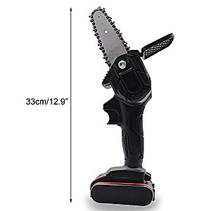 LIU Mini Chainsaw, Cordless Power Chain Saw, Portable Cordless Chainsaw, for Cutting Wood Branches in Gardens and Gardens