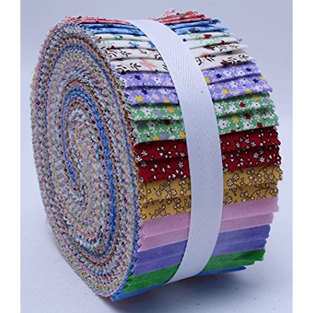 Fields Jelly Roll Vintage Miniatures 1930's Vintage Quilting Cotton Strips 2.5 inch Roll Up Precuts (M523.17)