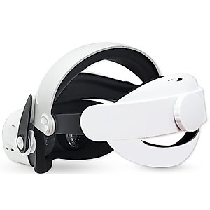 TNE Halo Headband for Oculus Quest 2 Headset Virtual Reality VR | Replacement Accessories for Oculus Quest 2 Elite Head Strap Reduce Head Pressure Enhanced Support (Soft Rear Cushion)