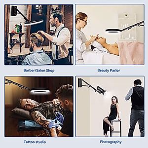 Takerers Ring Light Wall Mount: Save Space, 180º Flexible Rotation - Wall Mount Triangle Boom Arm with 3/8 & 1/4 screw for Photography Light, Monolight, Softbox, Umbrella, Reflector, Max Length 51inch