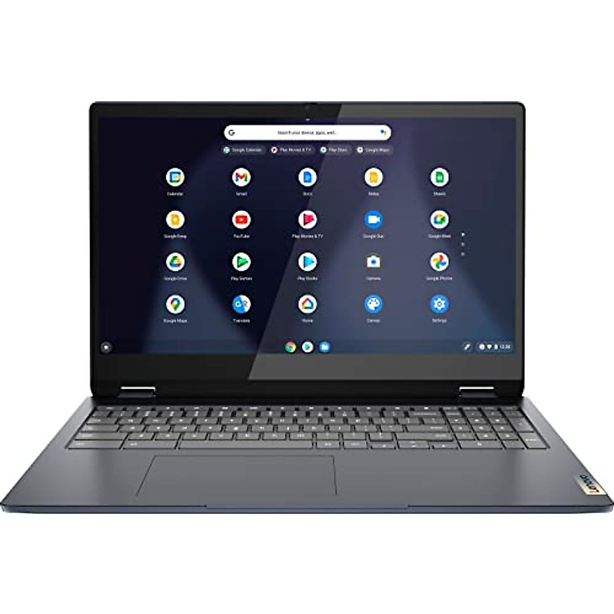 Lenovo Flagship Flex 2 in 1 Chromebook 15.6Inches FHD Touchscreen Business Student Laptop Intel Celeron N4500 Processor 4GB RAM 64GB eMMC Google Classroom Zoom Ready WiFi 6 Webcam Chrome OS Blue
