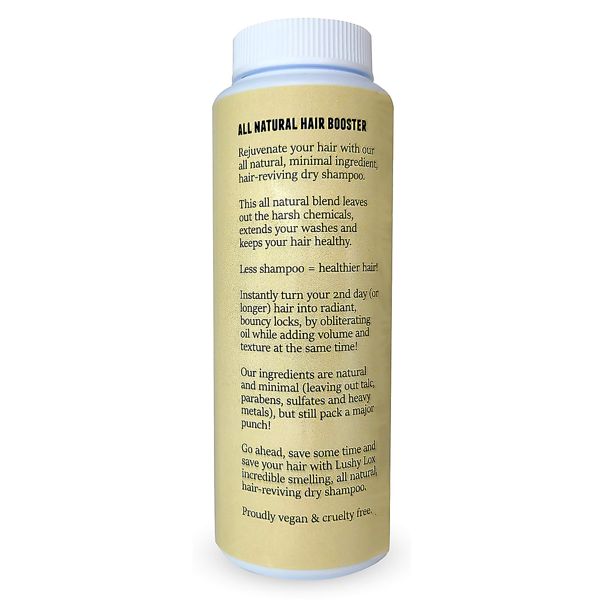 Lushy Lox Dry Shampoo Powder - All Natural Dry Shampoo for Women - Non-Aerosol Powder Dry Shampoo - Non Toxic, No Benzene or Talc - Blonde Dry Shampoo Light or Dark Hair - Incredible Scent 1.7 oz