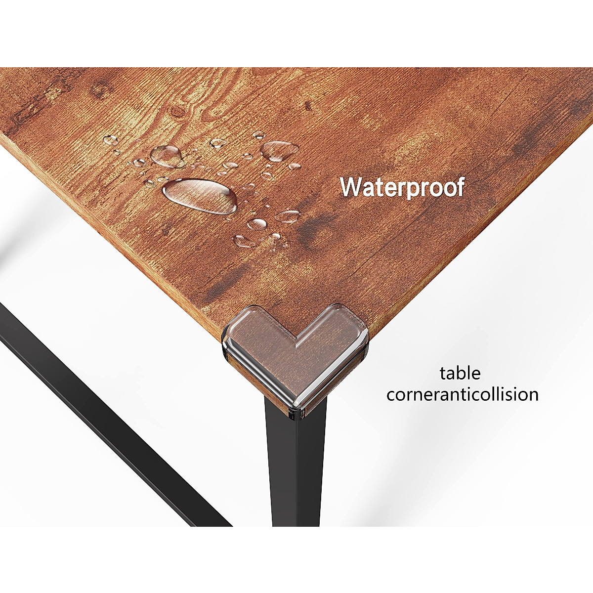 HOMIDEC Office Desk, Computer Desk with Drawers 47" Study Writing Desks for Home with Storage Shelves, Desks & Workstations for Home Office Bedroom