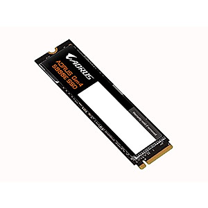 Gigabyte AORUS Gen4 5000E SSD 1TB SSD PCIe 4.0 NVMe M.2 Internal Solid State Hard Drive with Read Speed Up to 5000MB/s, Write Speed Up to 4600MB/s, AG450E1TB-G