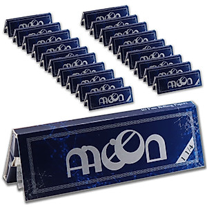 LEVENO 20 Pack 1-1/4" Translucent Color Ultra Thin - 78mm Long 20 Booklets (40 Papers Per Booklet)