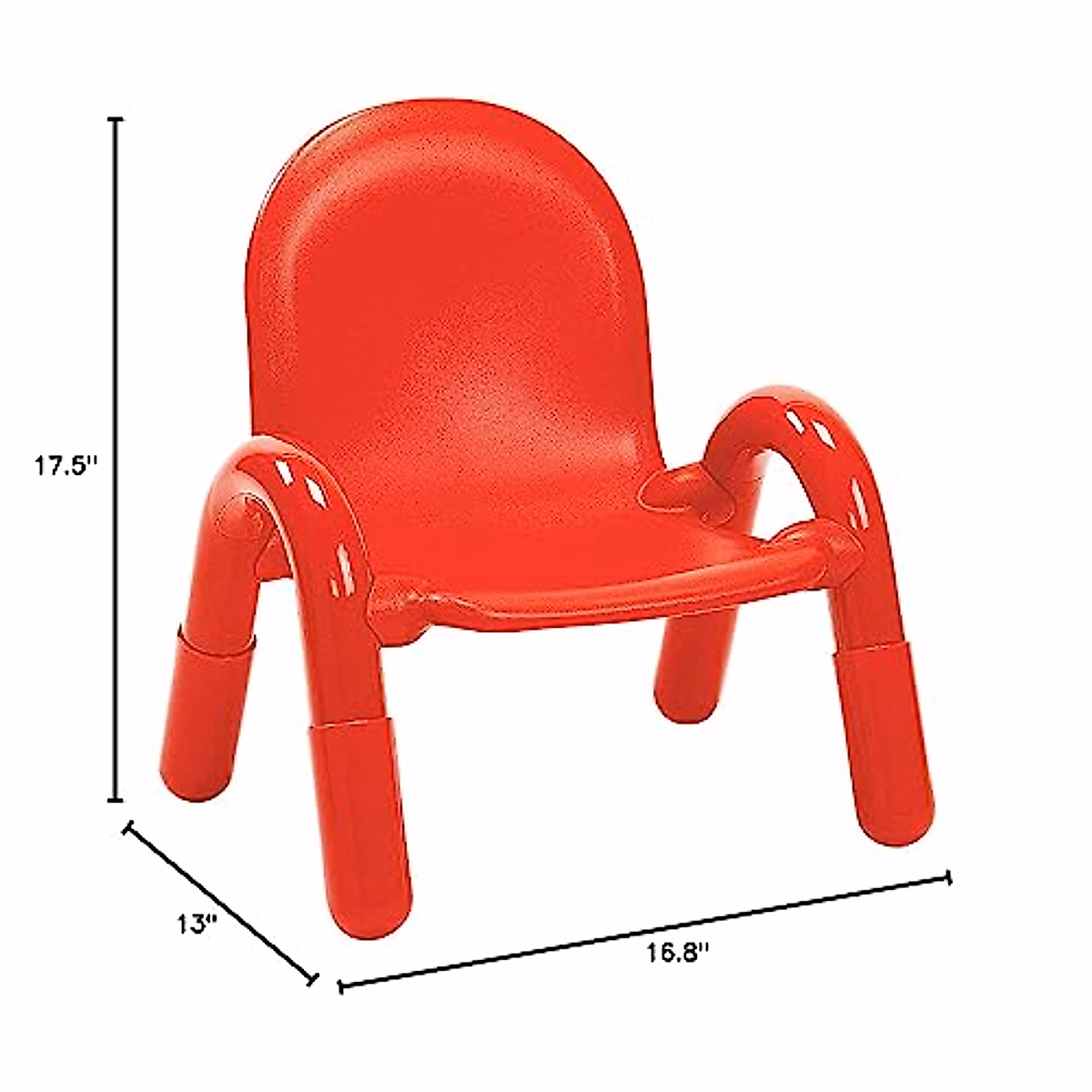 Children’s Factory AB7907PR Primary Baseline 7"h (Item # BSLN07RE),Candy Red Apple