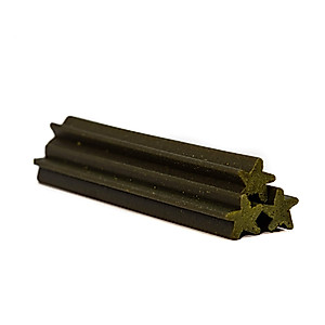 Doctor Spotty Peppermint Dog Dental Chews Made with Spirulina and Other Beneficial Ingredients, Natural and Grain-Free, Made in The USA, Bulk Size 31-Count.