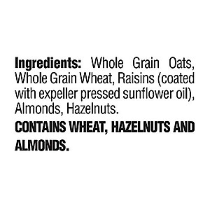 Alpen Muesli No Sugar Added Cereal, Heart Healthy Cereal with Wheat Flakes, Rolled Oats, Nuts and Raisins, Non-GMO Project Verified, 14 OZ Box (Pack of 6)