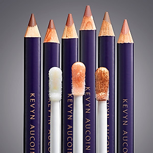 Kevyn Aucoin Unforgettable Lip Definer, Divine: Long-wearing makeup lip definer. Water-resistant, defined tip accentuates lips. Blend-able. Dual-ended pencil and brush. All skin tones and types.