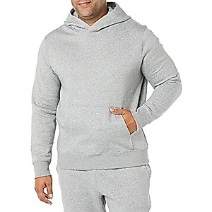 Amazon Aware Men's Fleece Hoodie, Grey Heather, Medium
