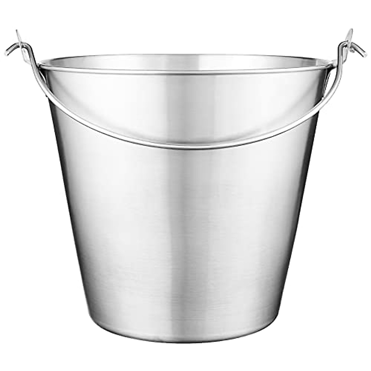 Winco Stainless Steel Utility Pail, 13-Quart