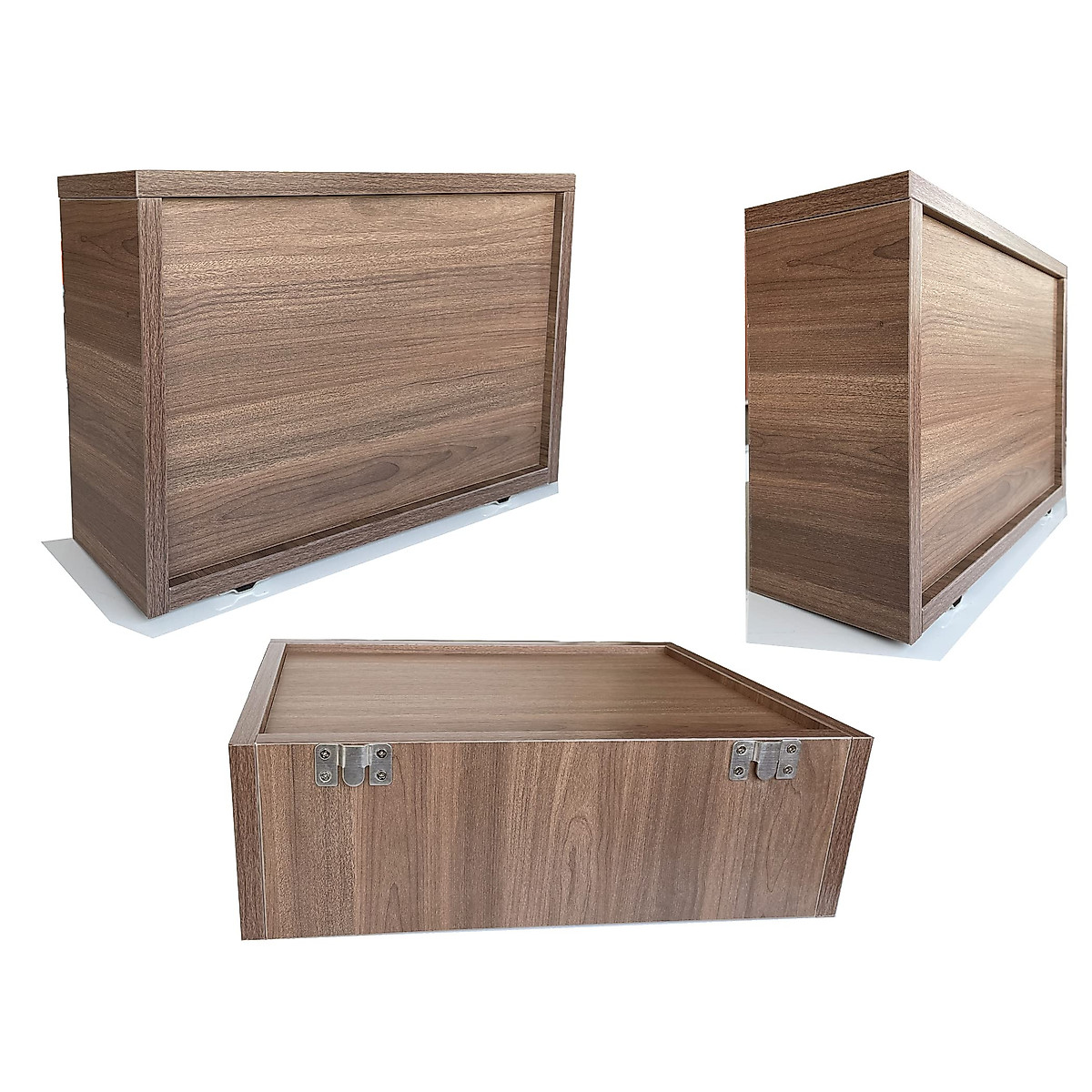 2 PCS nightstand Floating Drawer Shelf Bedside,The Bedside Table of The Hotel Hidden lamp Belt,nightstands Set of 2 mid Century Modern