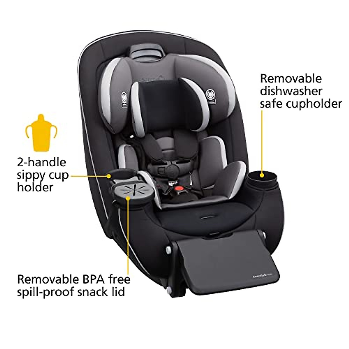 Safety 1st Grow and Go™ Extend 'n Ride LX All-in-One Convertible Car Seat, Winehouse