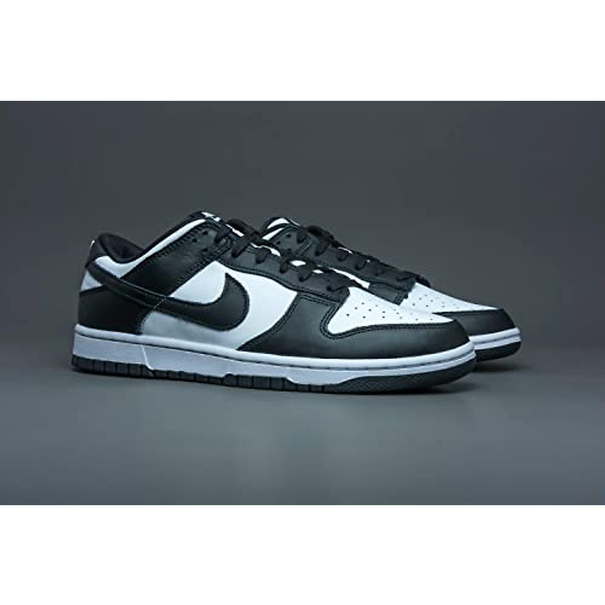 Nike Dunk Low Retro Men's Basketball Shoes, White Black White, 11 US