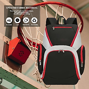 COTVERSE Basketball Bag for Boys, Custom Basketball Backpack Soccer Bag for School Boys, Personalized Name Number Bags