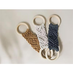 Macrame Kitchen Towel Holder, Macrame Knit Hanging Kitchen Towel Holder, Macrame Towel Holder Ring, Macrame Towel Holder Ring, Macrame Towel Holder
