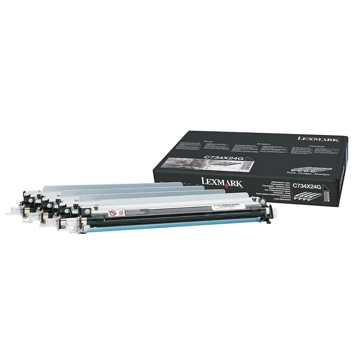 Lexmark™ C734X24G Photoconductors, Pack Of 4