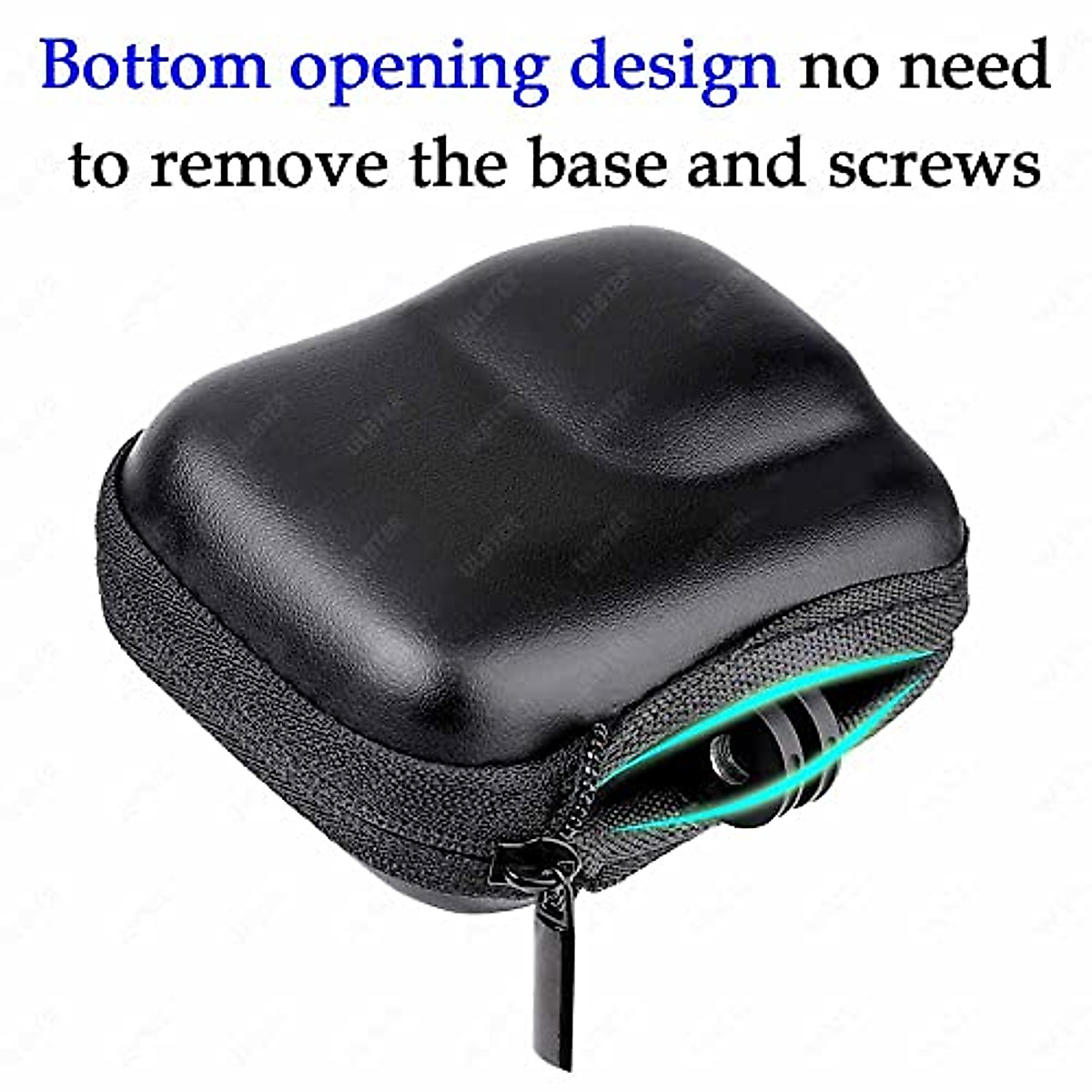 Mini Storage Bag Case for GoPro Hero 11 10 9 Black +Hero11 Hero10 Hero9 Rubber Lens Cap Cover, ULBTER Carrying Portable Boxes Accessory for Go pro Hero9 [2+1 Pack]