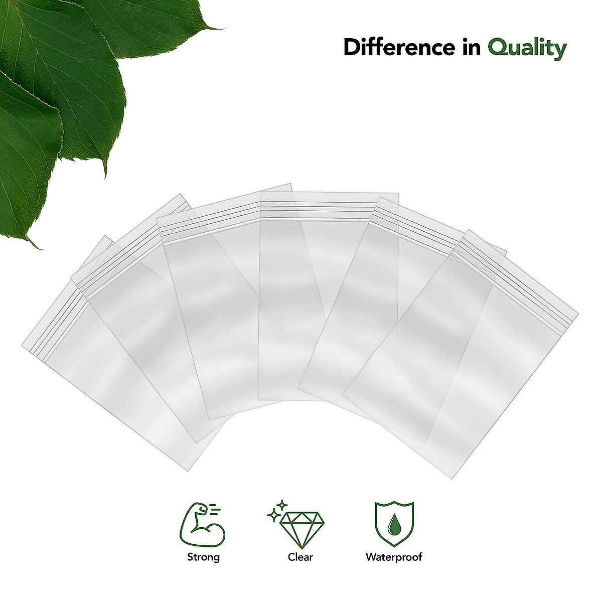 Seal Fresh Ziplock Bags – 2" x 3" (1000 Count), 2 Mil – Clear Plastic Reclosable Baggies with Resealable Lock Seal Zipper – Zip Lock Bags, Snack Bags, Jewelry Bags, Plastic Bags, Zip Bags, Pill Bags