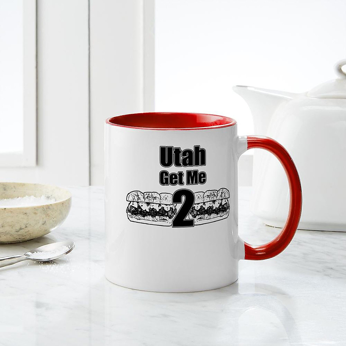 CafePress Utah Get Me Two! Mug Ceramic Coffee Mug, Tea Cup 11 oz