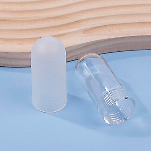 miihello 1pc Tubular G9 Clear Glass Cover Threaded Neck Lamp Shade Replacement Sturdy Glass Protectant Tube Frost Cover for G9 Bulb