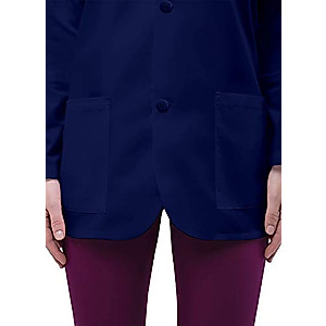 Adar Universal Unisex Lab Coats - Classic 31" Consultation Lab Coat - 805 - Navy - 3X