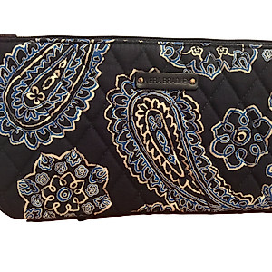 Limited Edition Vera Bradley Vera's Birthday Celebration Slim Zip Wristlet in Blue Bandana