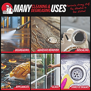 Calyptus 80% Concentrated Vinegar | Max-Performance (20X Power) | Pure Virgin Vinegar | Dynamic-Power | Home, Outdoor, Industrial Cleaner Concentrate | Makes 5 Gallons | USA Made | 32 Ounces