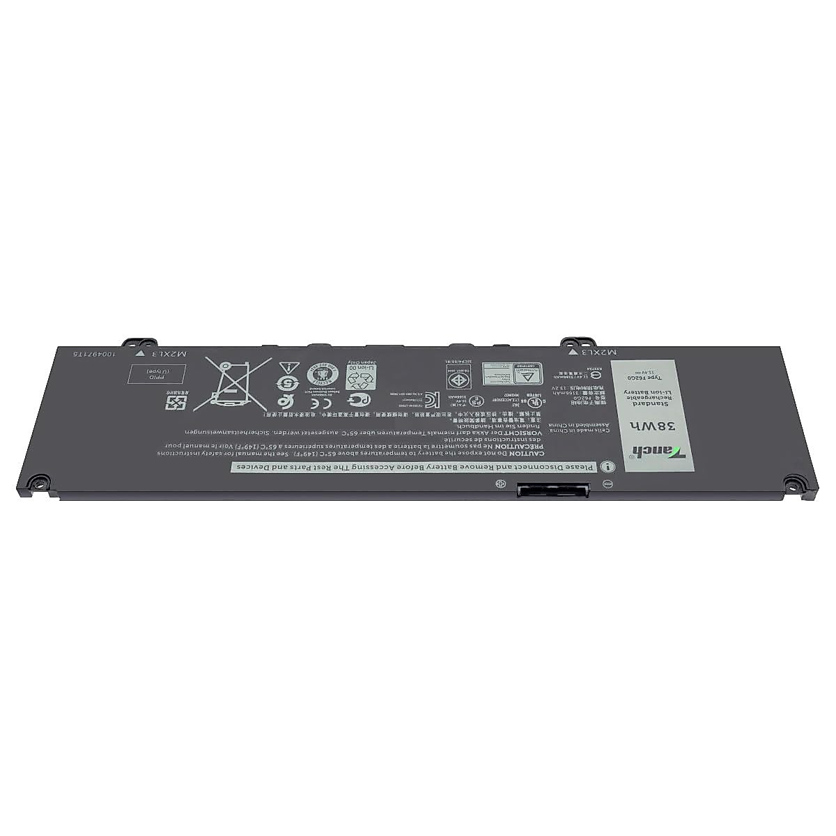 Tanch F62G0 Laptop Battery 451-BCBY FG260 Replacement for Dell Inspiron 13 7000 2 in 1 7370 7373 7380 Inspiron 13-5000 5370 11.4V 3166mAh 38Wh