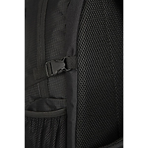 Mountain Warehouse Peregrine 30L Backpack - Travel Rucksack Black