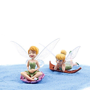 PHNAM Garden Statue,Miniature Fairy Tale Resin Statue,Outdoor Lawn Decoration Gardening Doll House Bonsai Potted Decoration Statue Random 6Pcs