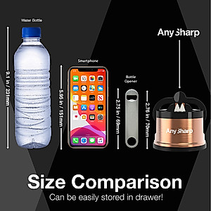 AnySharp Gift Box Pro Knife Sharpener, One Size, Copper