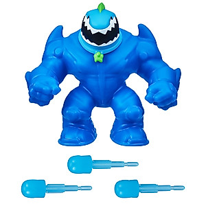 Heroes of Goo Jit Zu "Stretch and Strike Thrash Mobile! Vehicle with Missile Launcher and Stretchy, Goo Filled Exclusive Race Suit Thrash.