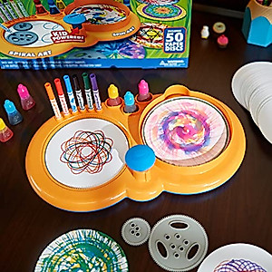 Crayola Spin & Spiral Art Station Deluxe, DIY Crafts, Toys for Boys & Girls, Gift, Ages 5, 6, 7, 8