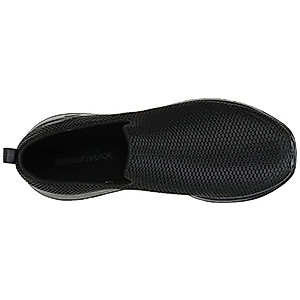 Skechers mens Go Max-athletic Air Mesh Slip on Walking Shoe, Black, 14 X-Wide US