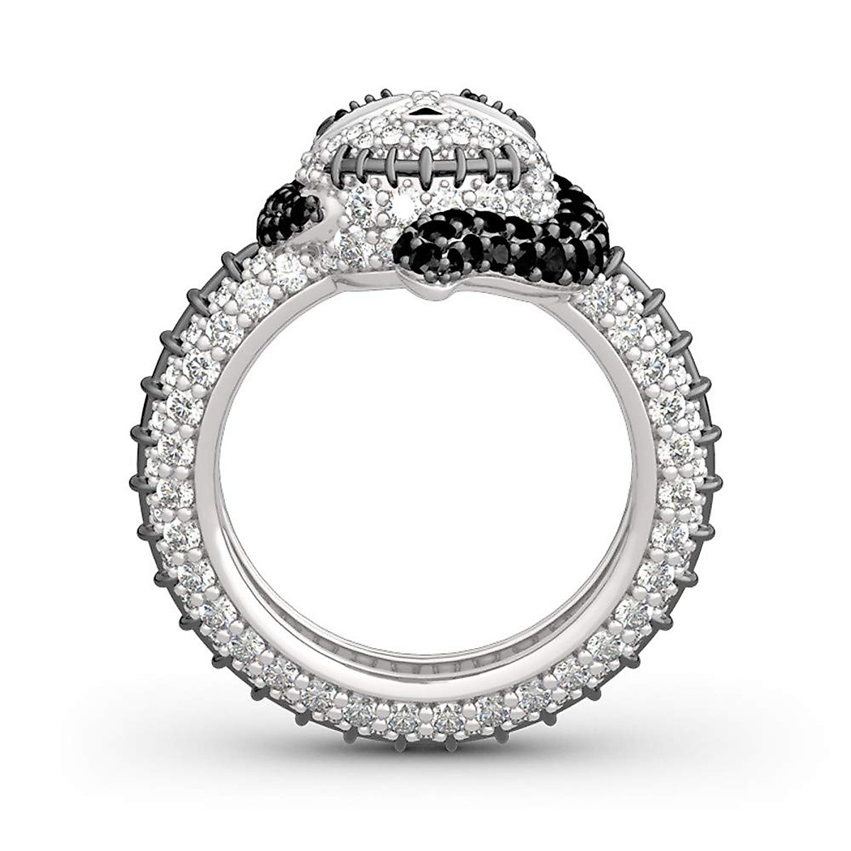 Jeulia " Sally from Nightmare Before Christmas Rings for Women 925 Sterling Silver Diamond Ring Halloween Jewelry Promise Rings for Her Anniversary