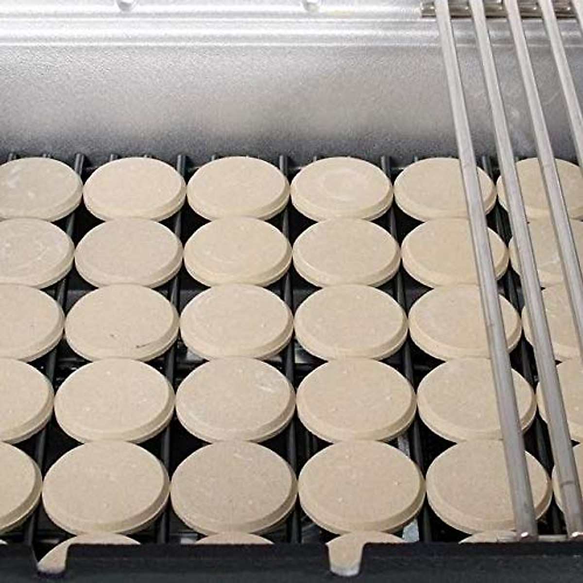 PGS T-Series T40 Commercial Cast Aluminum Propane Gas Grill with Timer On Bolt-Down Patio Post